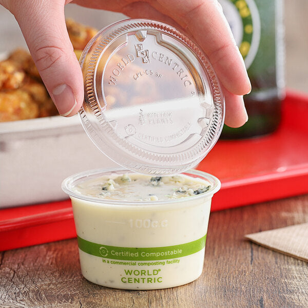 Clear Portion Cup Lids – Green Alaska Solutions