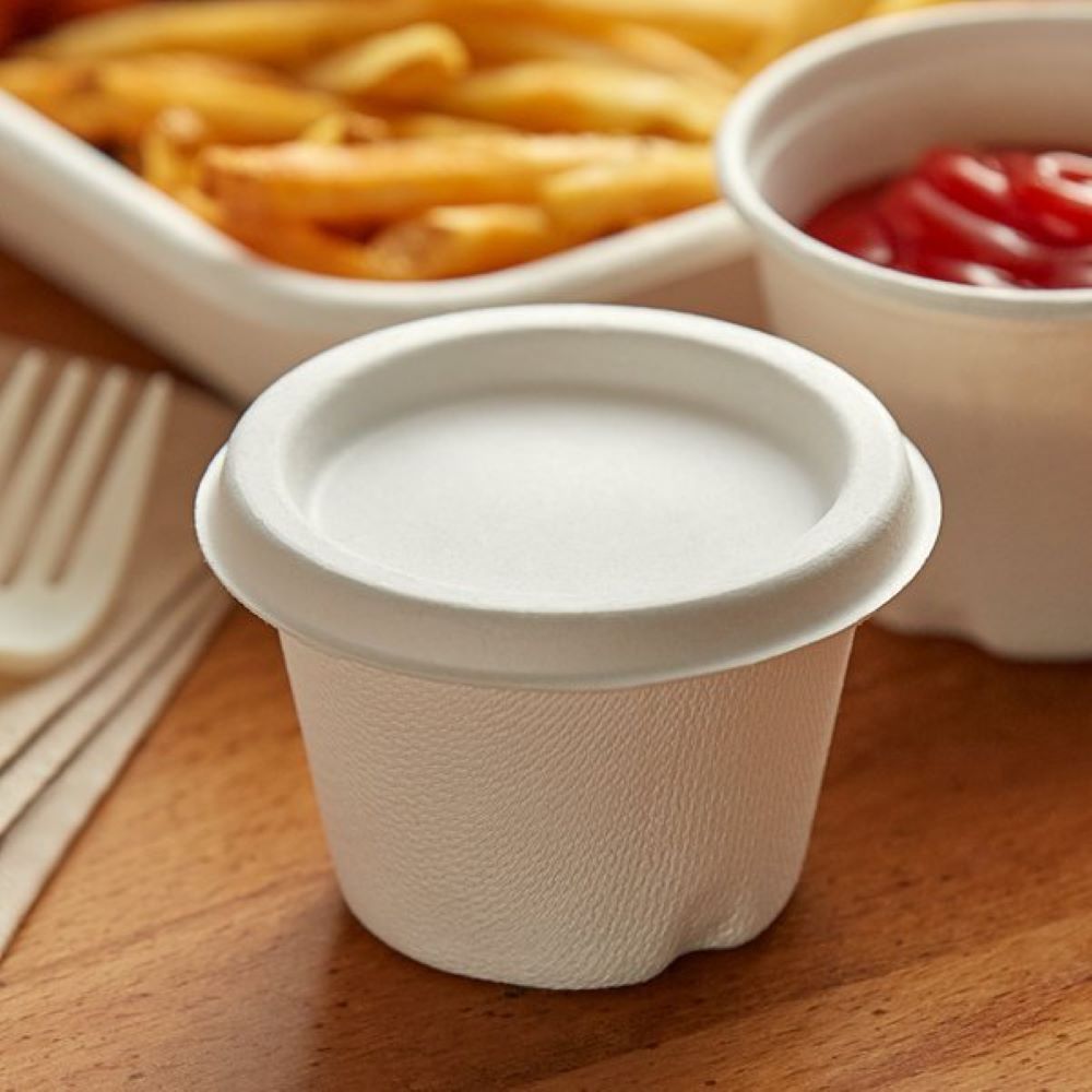 Fiber Portion Cup Lids – Green Alaska Solutions